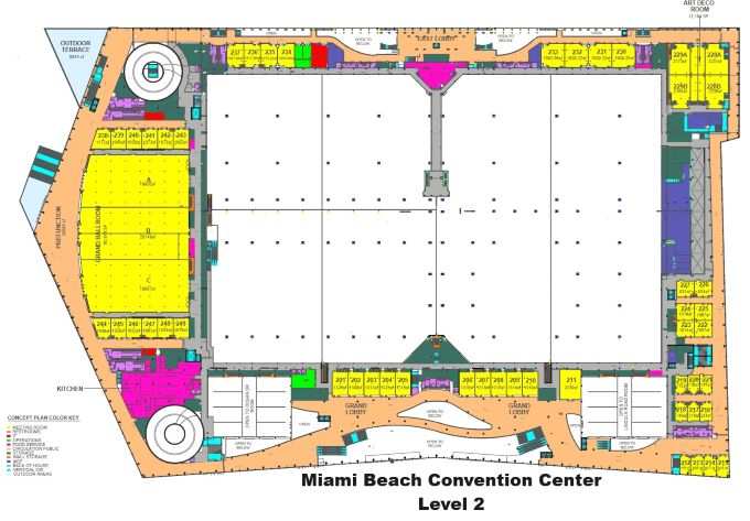 Miami Beach Convention Center Floor Plan | Miami Beach Convention Centers